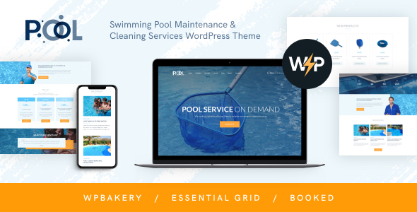 PoolServices - Swimming Pool Maintenance WordPress Theme by AncoraThemes